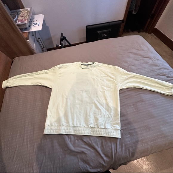 adidas | Sweaters | Adidas Light Lime Green Crew Neck | Poshmark